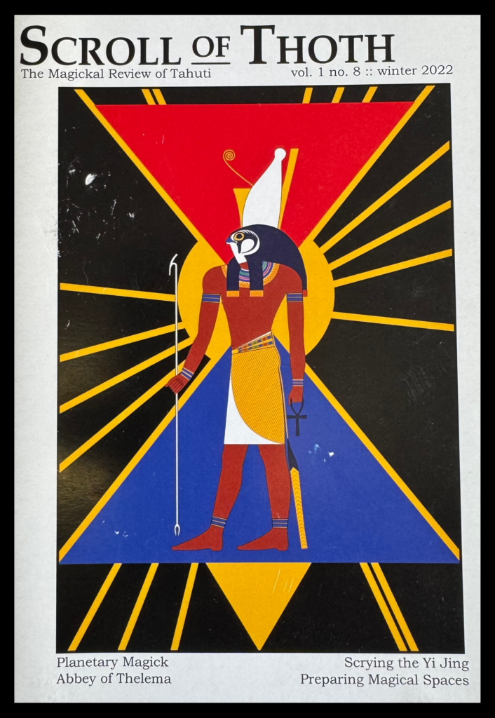 Scroll of Thoth - vol. 1 no.8 - Tahuti Lodge, OTO